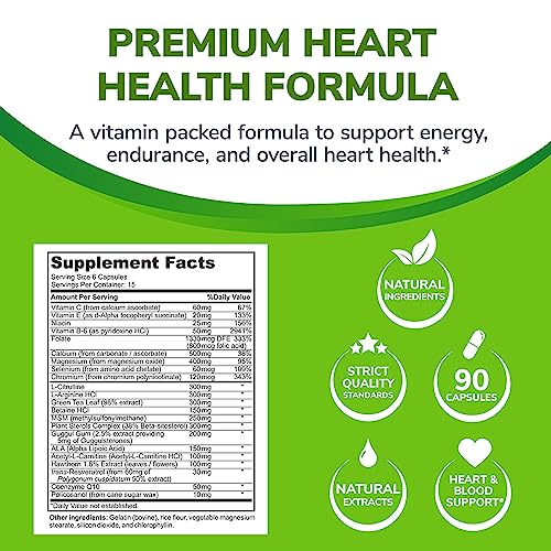 heart health blended vitamin benefits