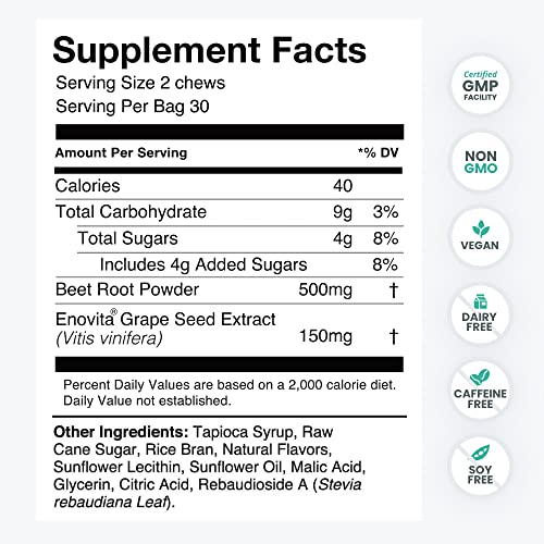 Heart health chews for adults