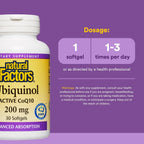 heart health coq10 ubiquinol benefits