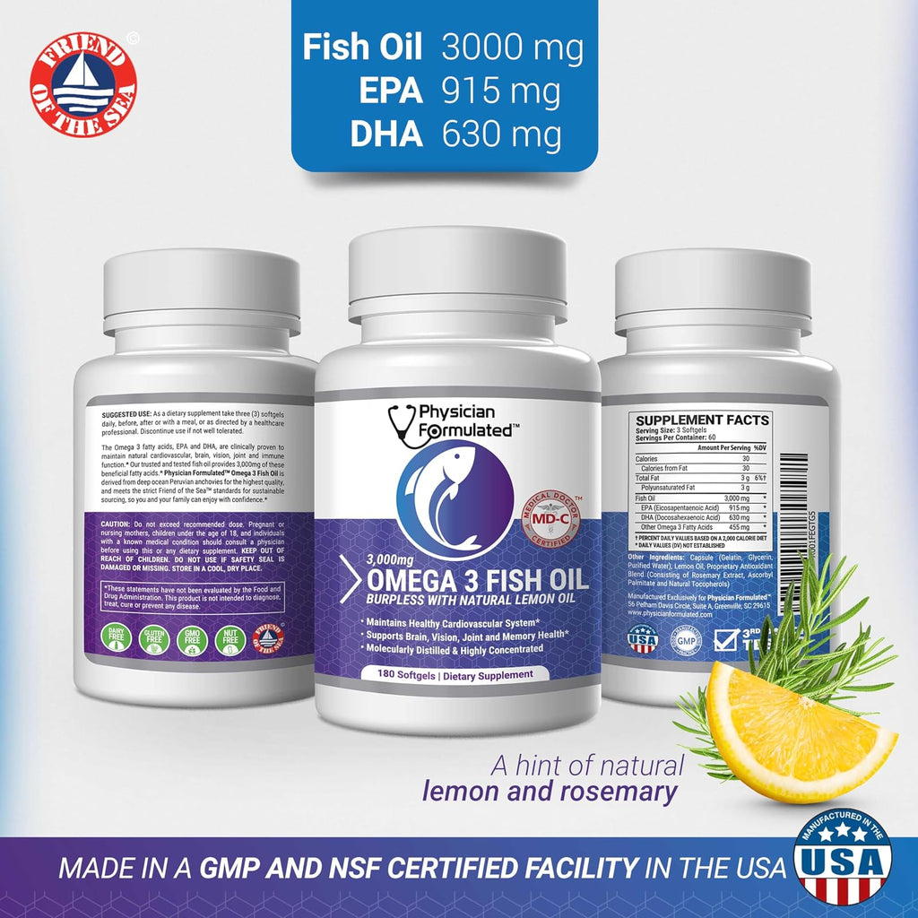 heart health fish oil supplement