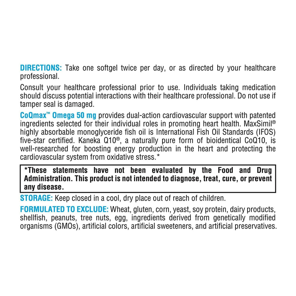 heart health fish oil supplement