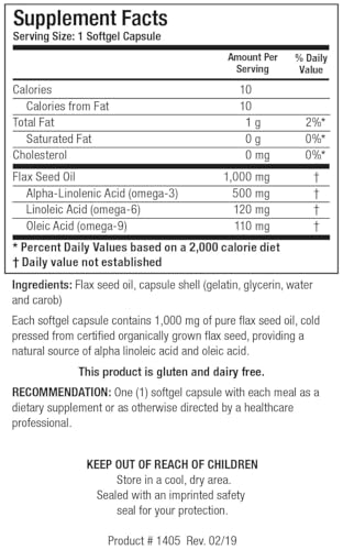 heart health flax seed oil