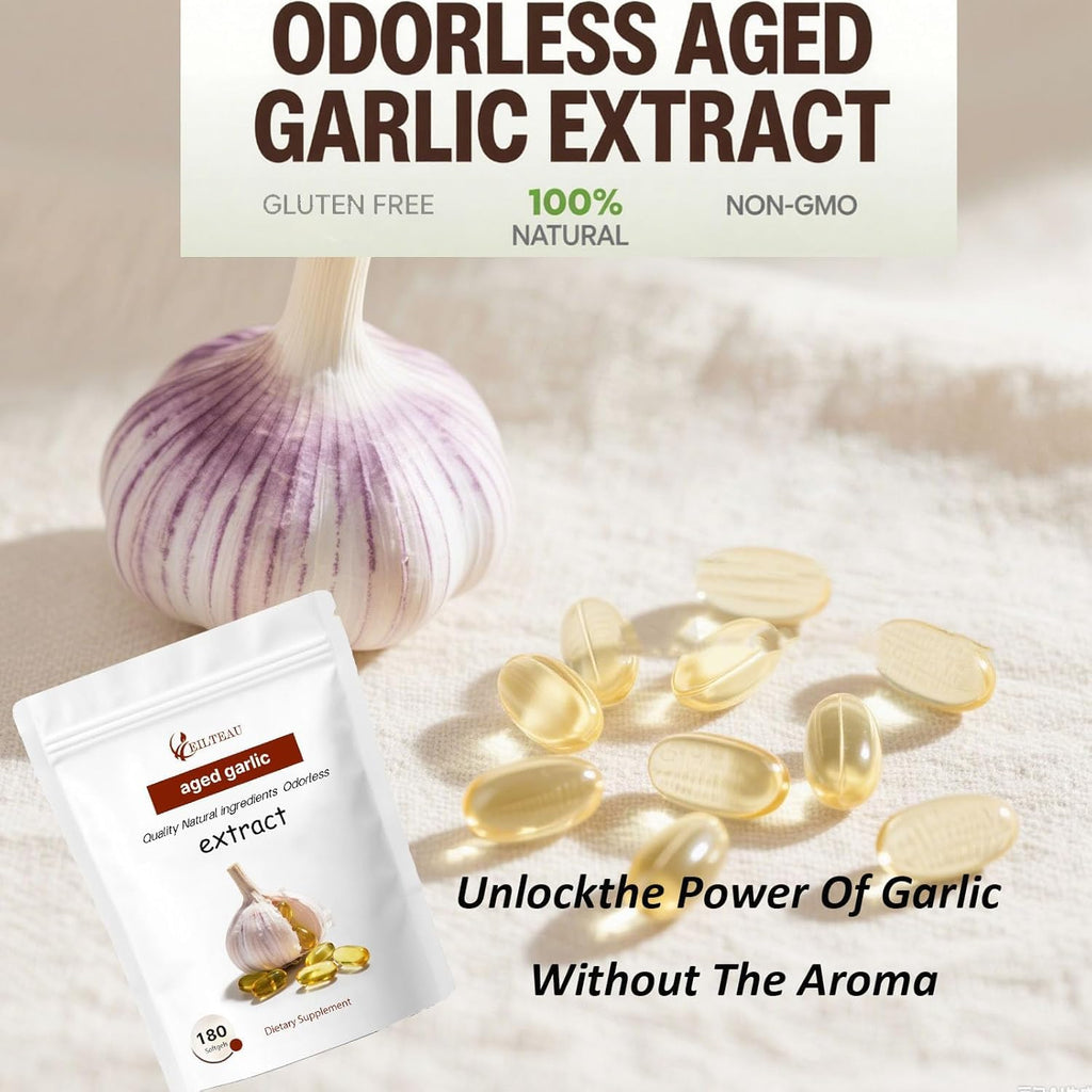 heart health garlic extract capsules