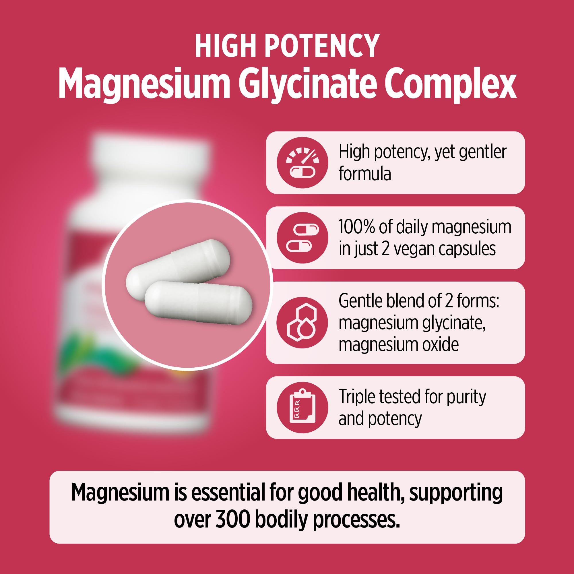 heart health magnesium glycinate formula