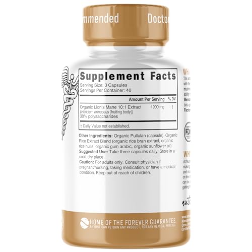 heart health mushroom capsules