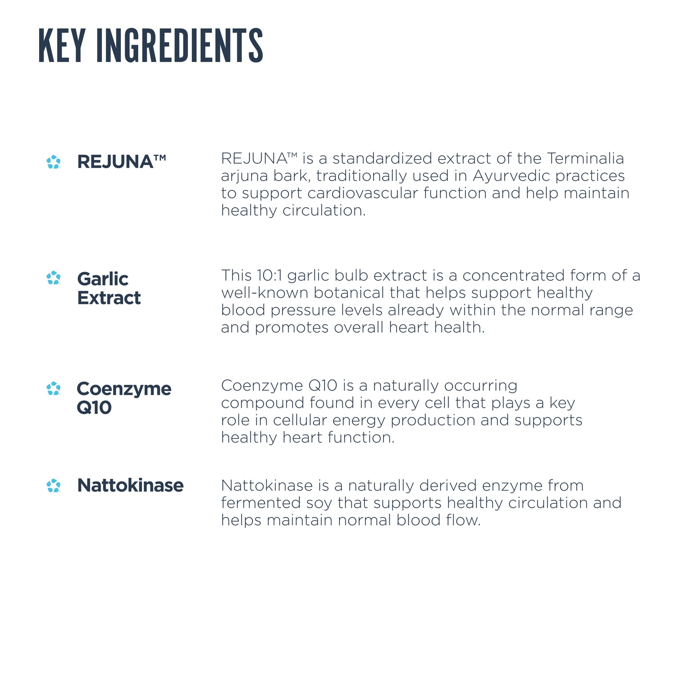 heart health supplement with blended nutrients