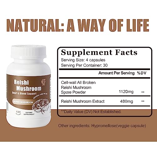 heart health supplement with reishi mushrooms