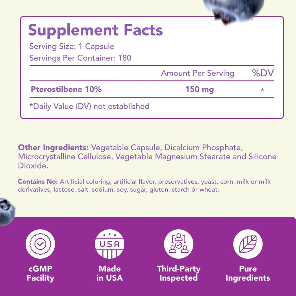 Heart health supplement with resveratrol