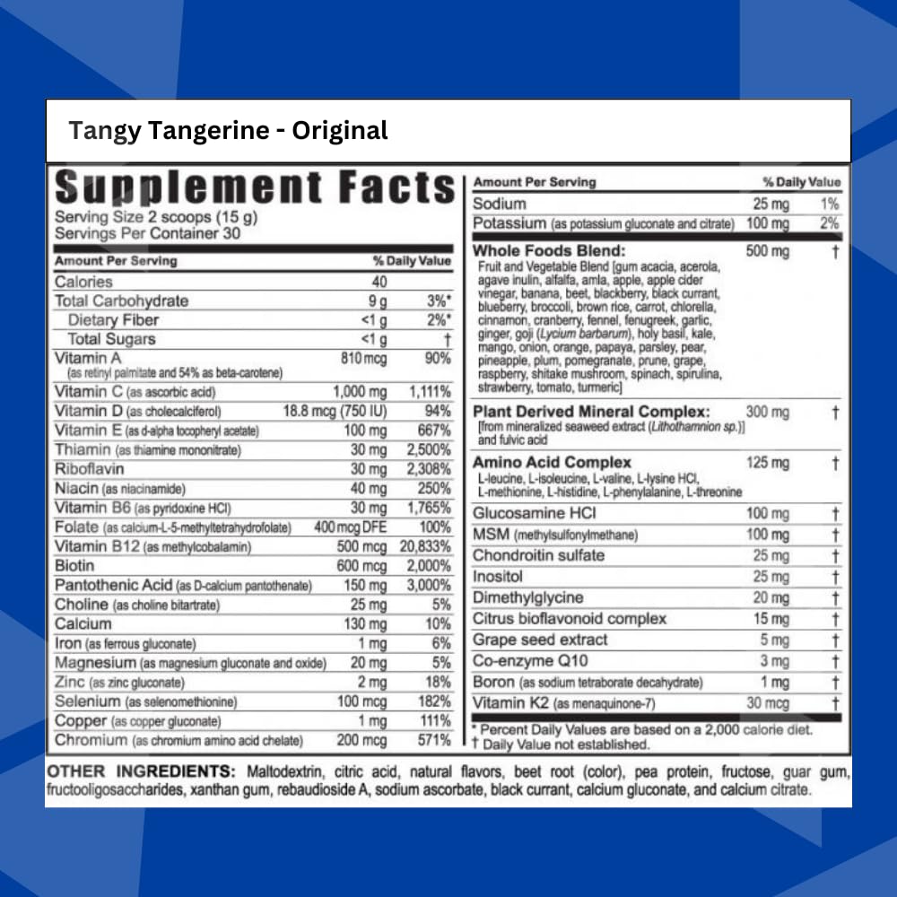 heart health support blended vitamin & mineral supplements