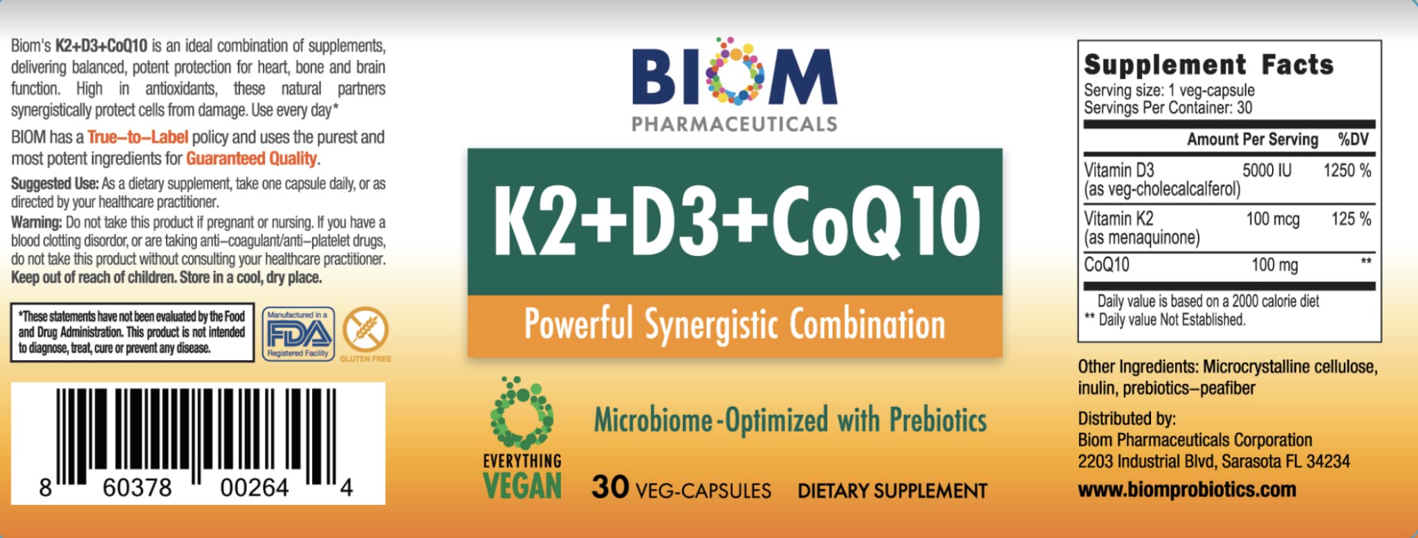 heart health support blended vitamin & mineral supplements