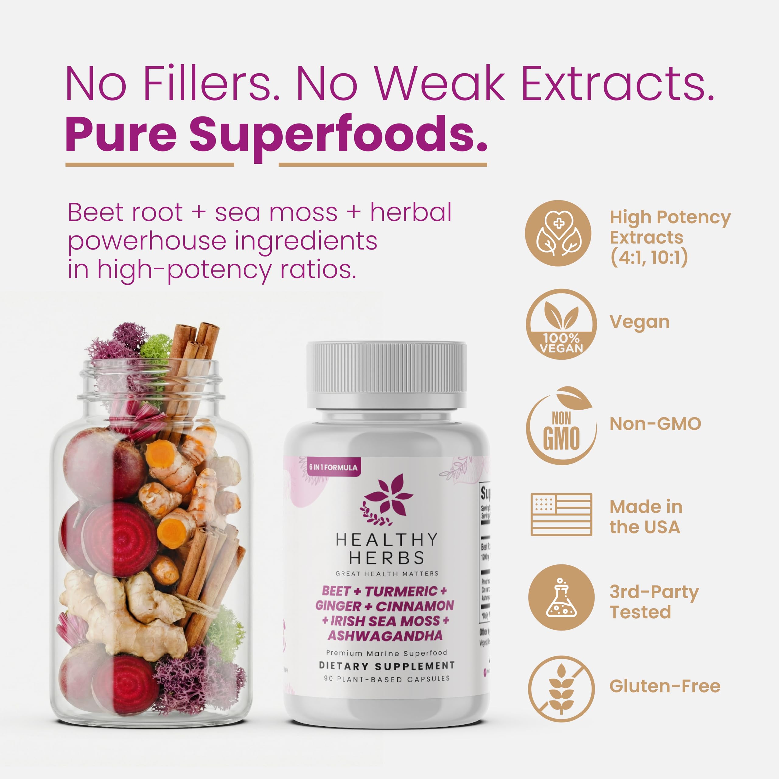 Heart health support capsules