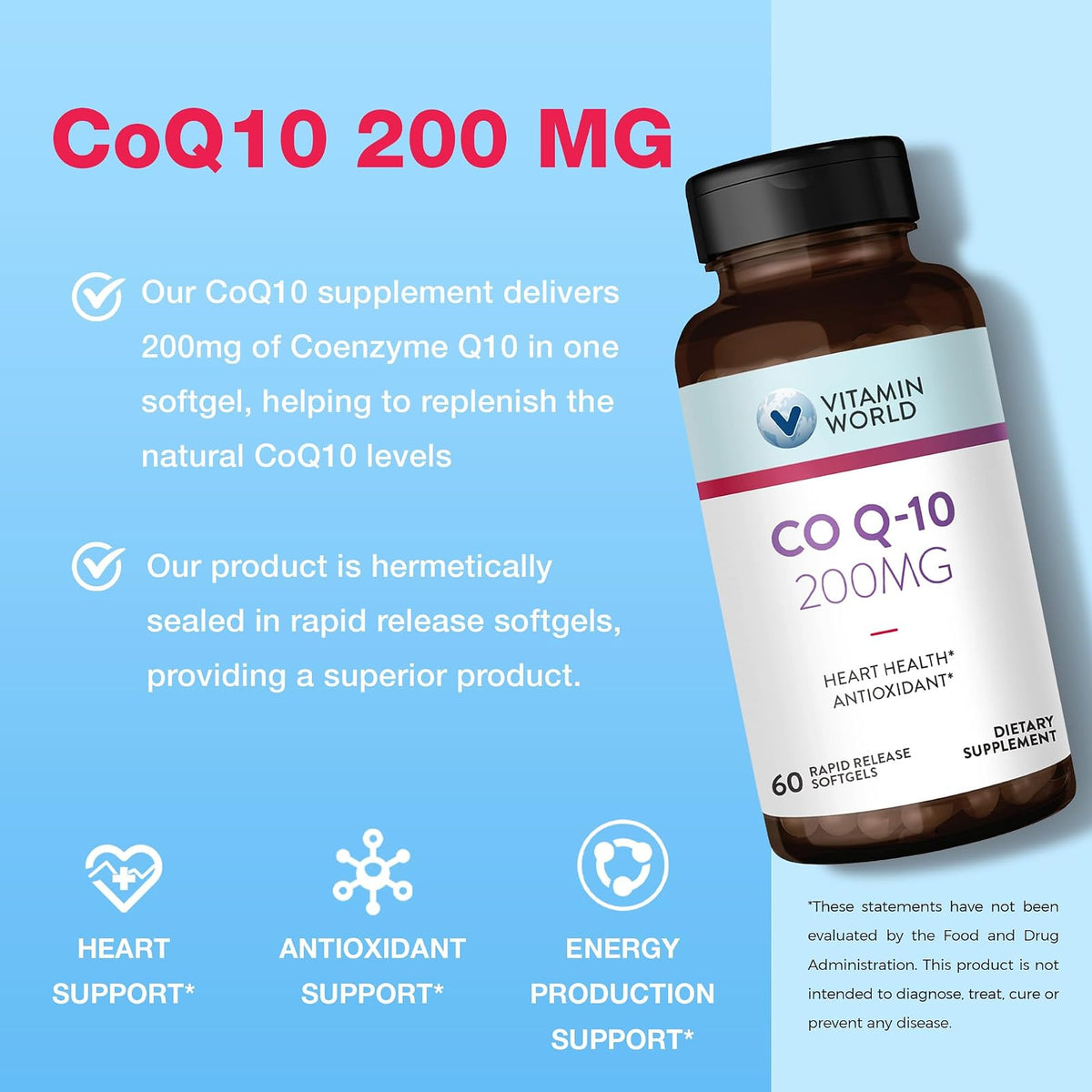 heart health support coq10 supplement