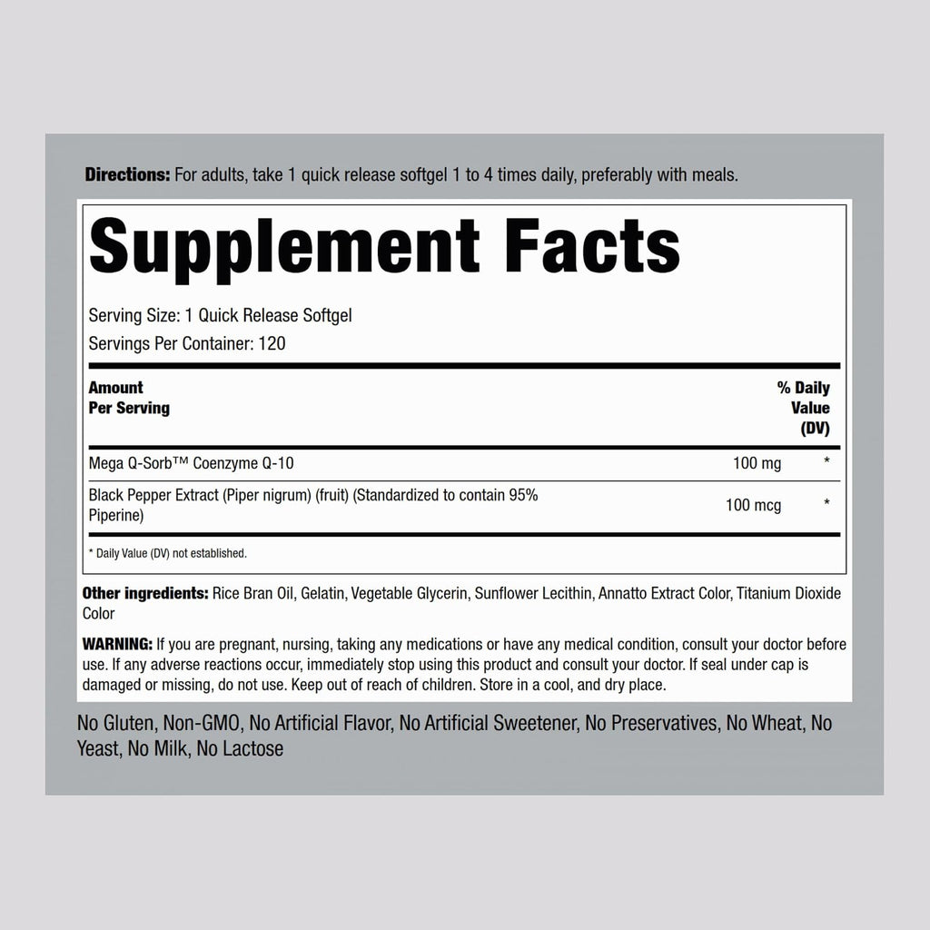 heart health support CoQ10 supplement