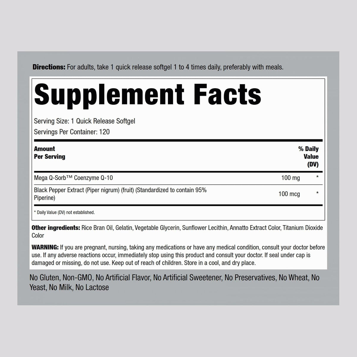 heart health support CoQ10 supplement