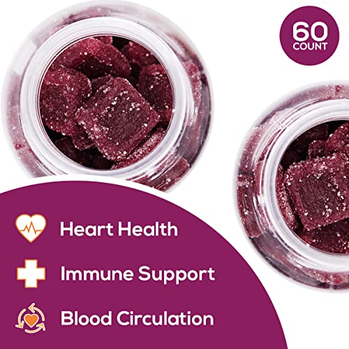 heart health support elderberry gummies