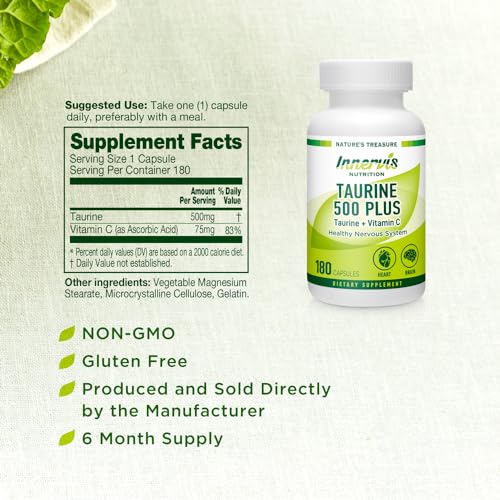 Heart health support from Taurine 500