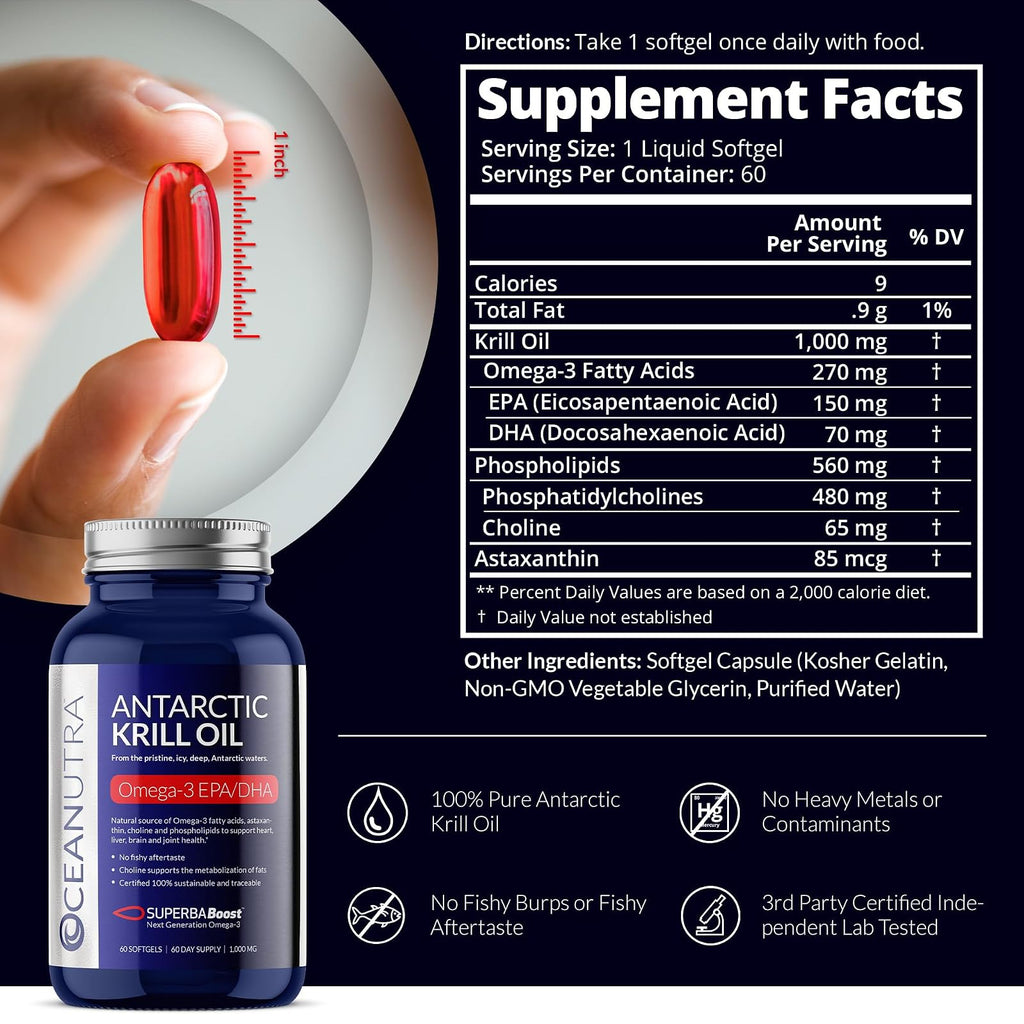 heart health support krill oil