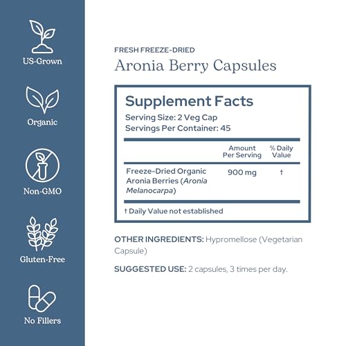 Heart health support with aronia berries
