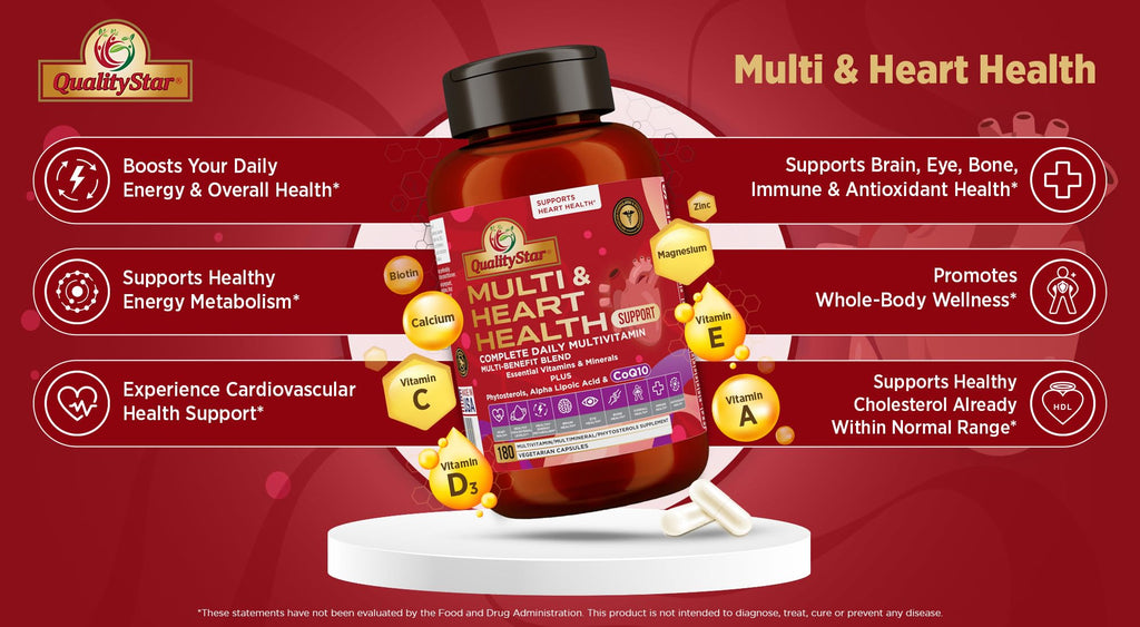 heart health support with blended supplements
