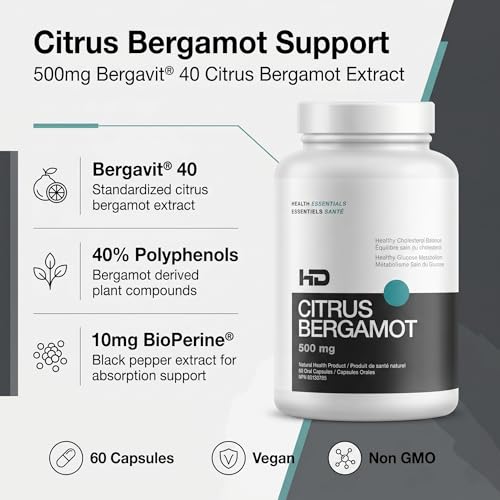 Heart health support with Citrus Bergamot