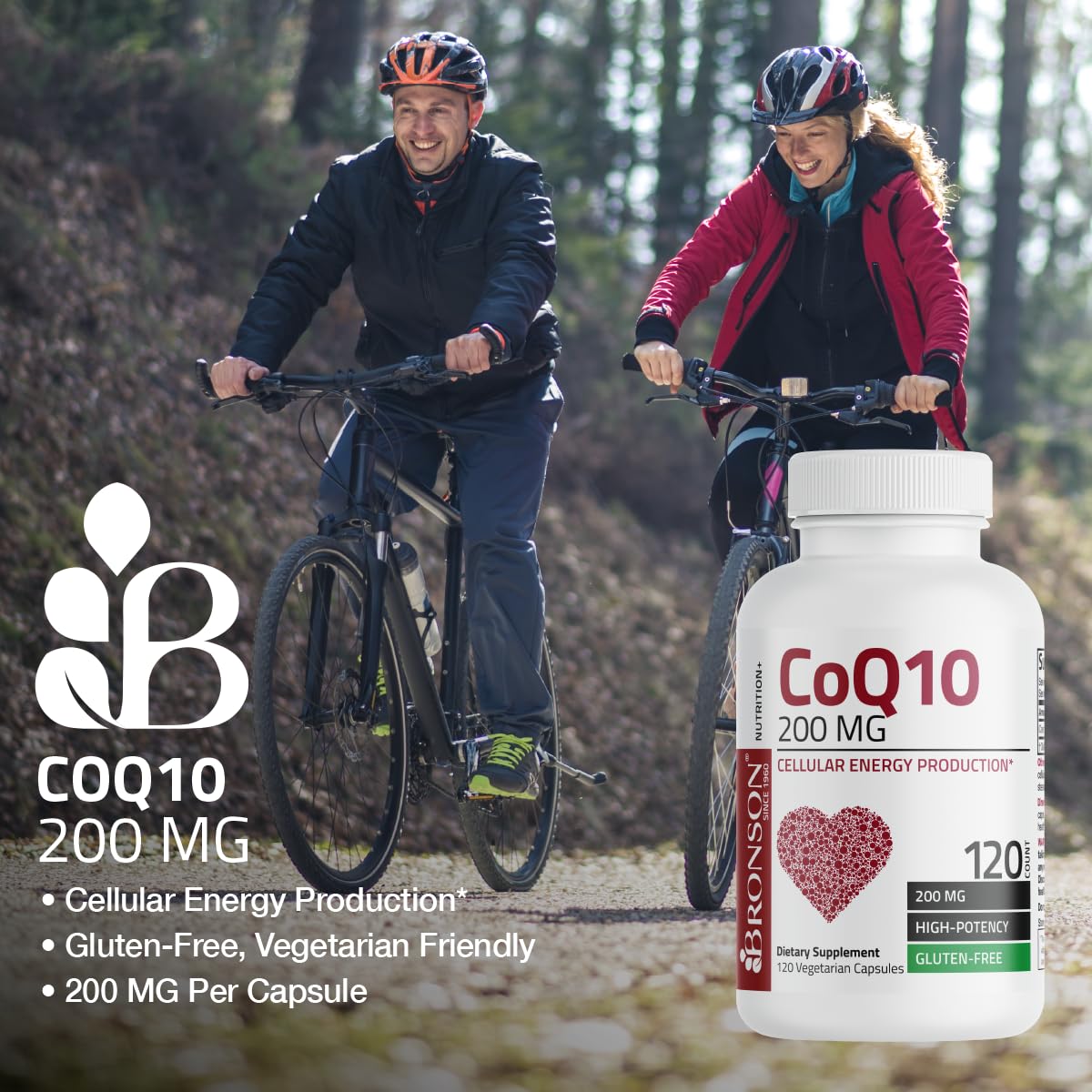 Heart health support with CoQ10