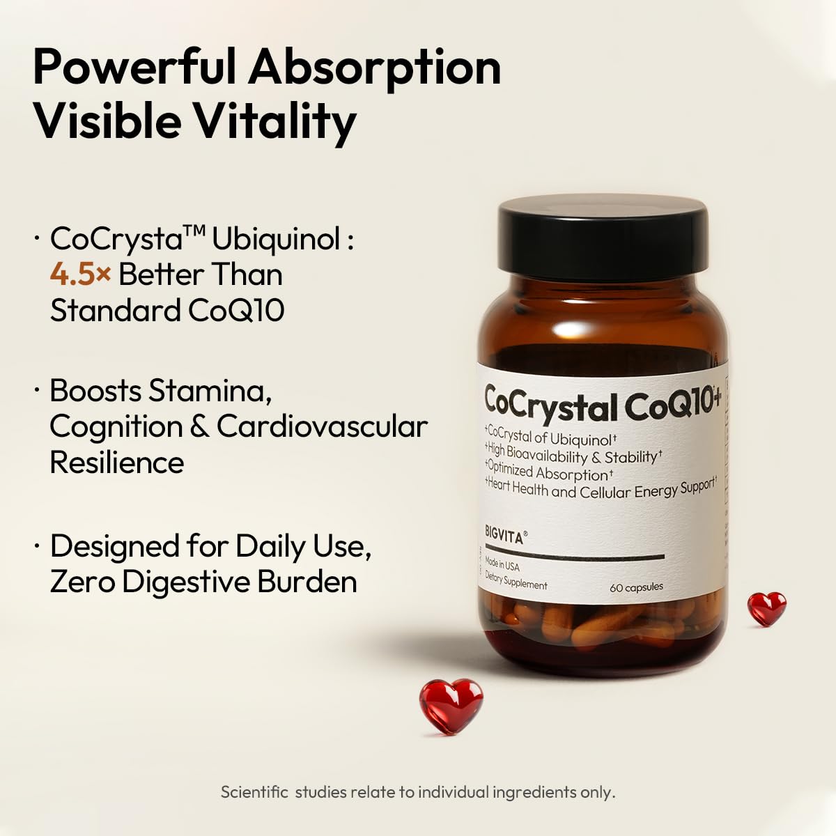 heart health support with CoQ10