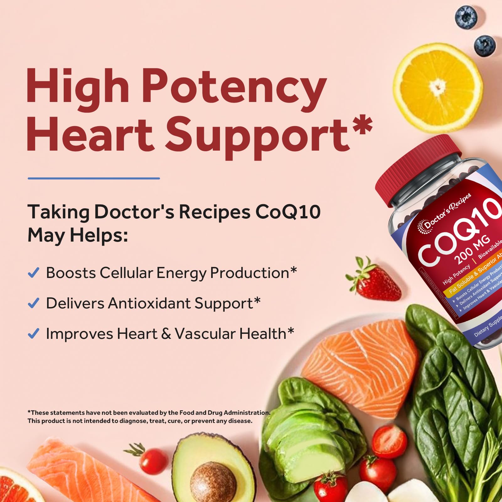 heart health support with CoQ10
