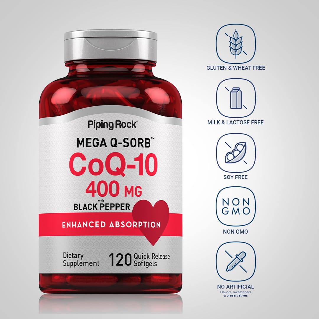 Heart health support with CoQ10