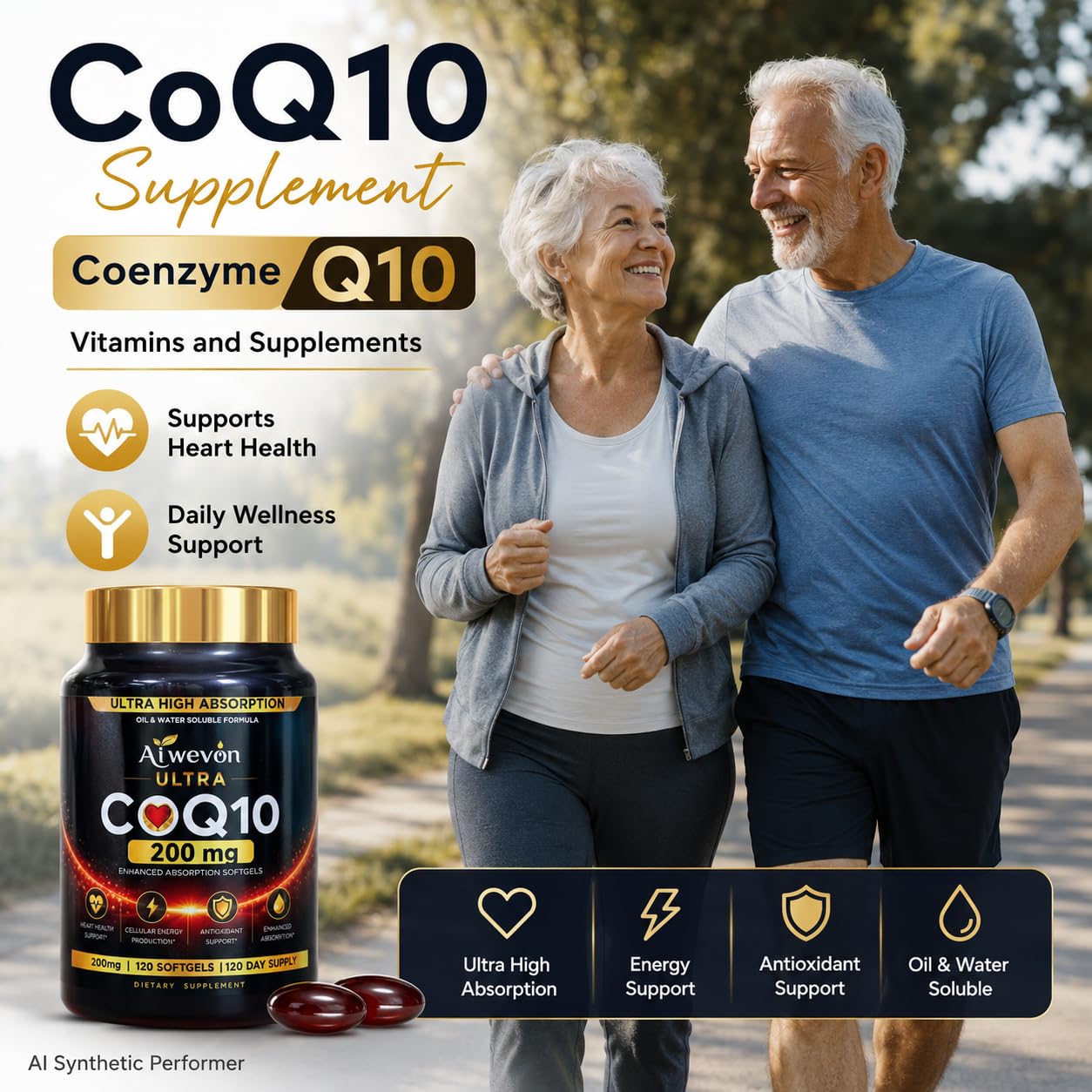 heart health support with CoQ10