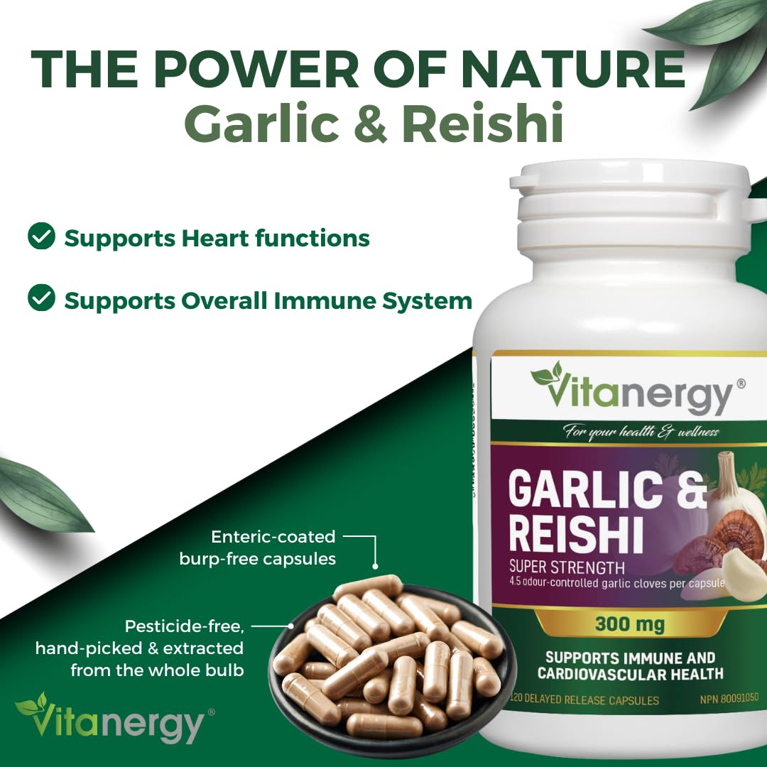 heart health support with garlic