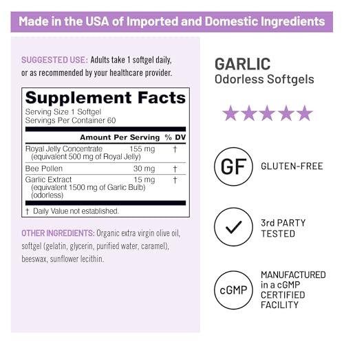 heart health support with garlic