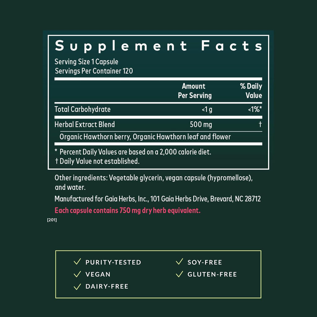 Heart health support with Hawthorn