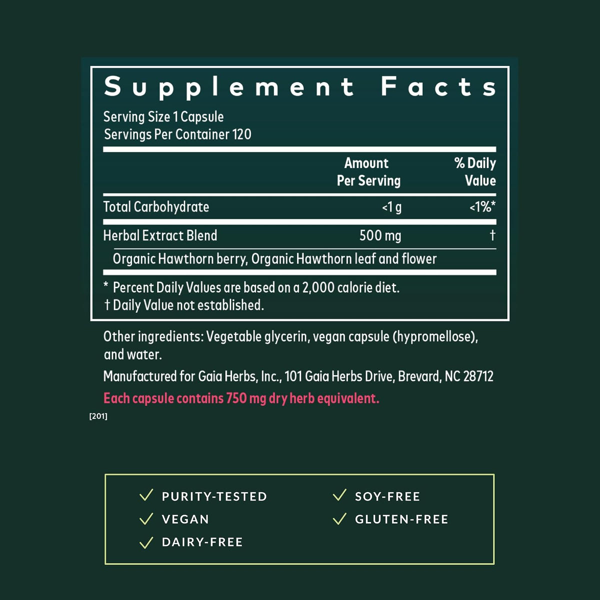 Heart health support with Hawthorn