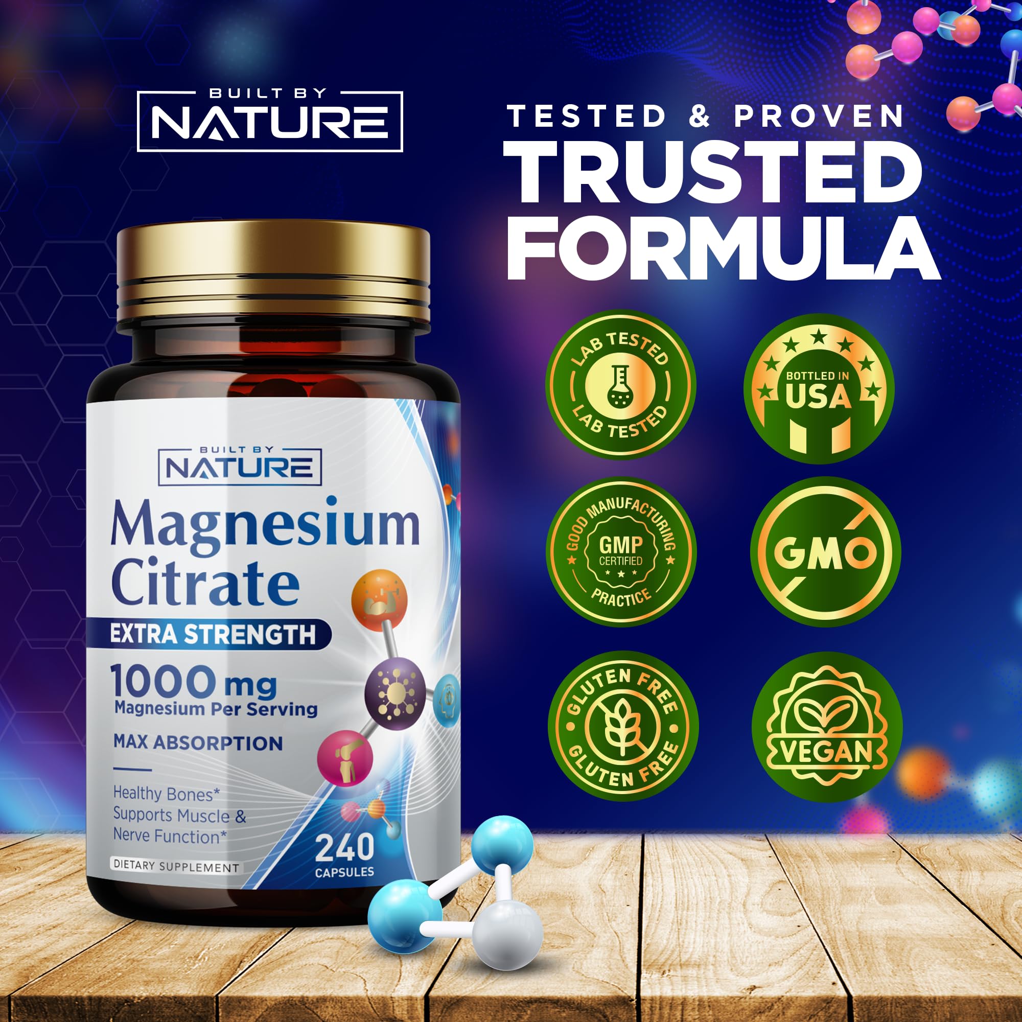 Heart health support with magnesium