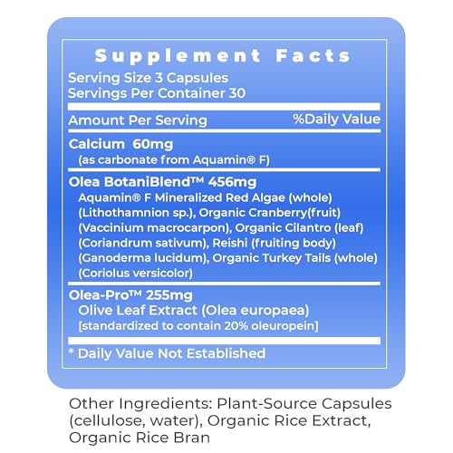 heart health support with olive leaf