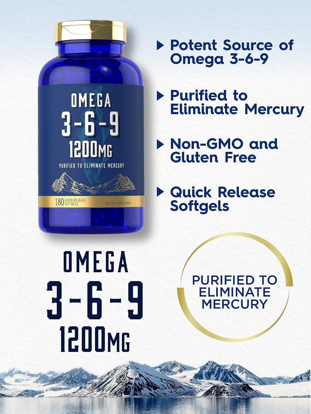 heart health support with Omega 3-6-9