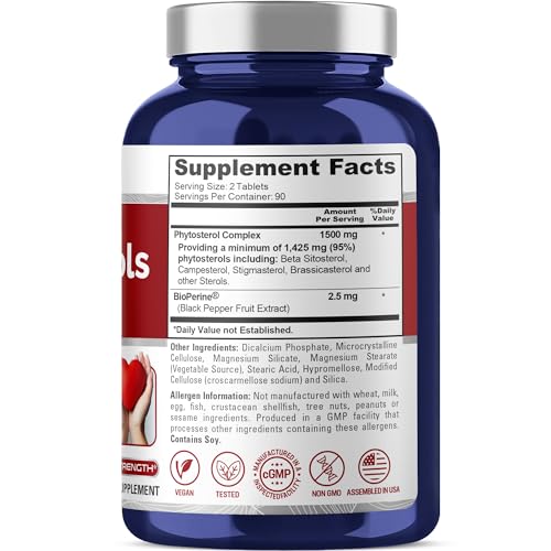 Heart health support with plant sterols