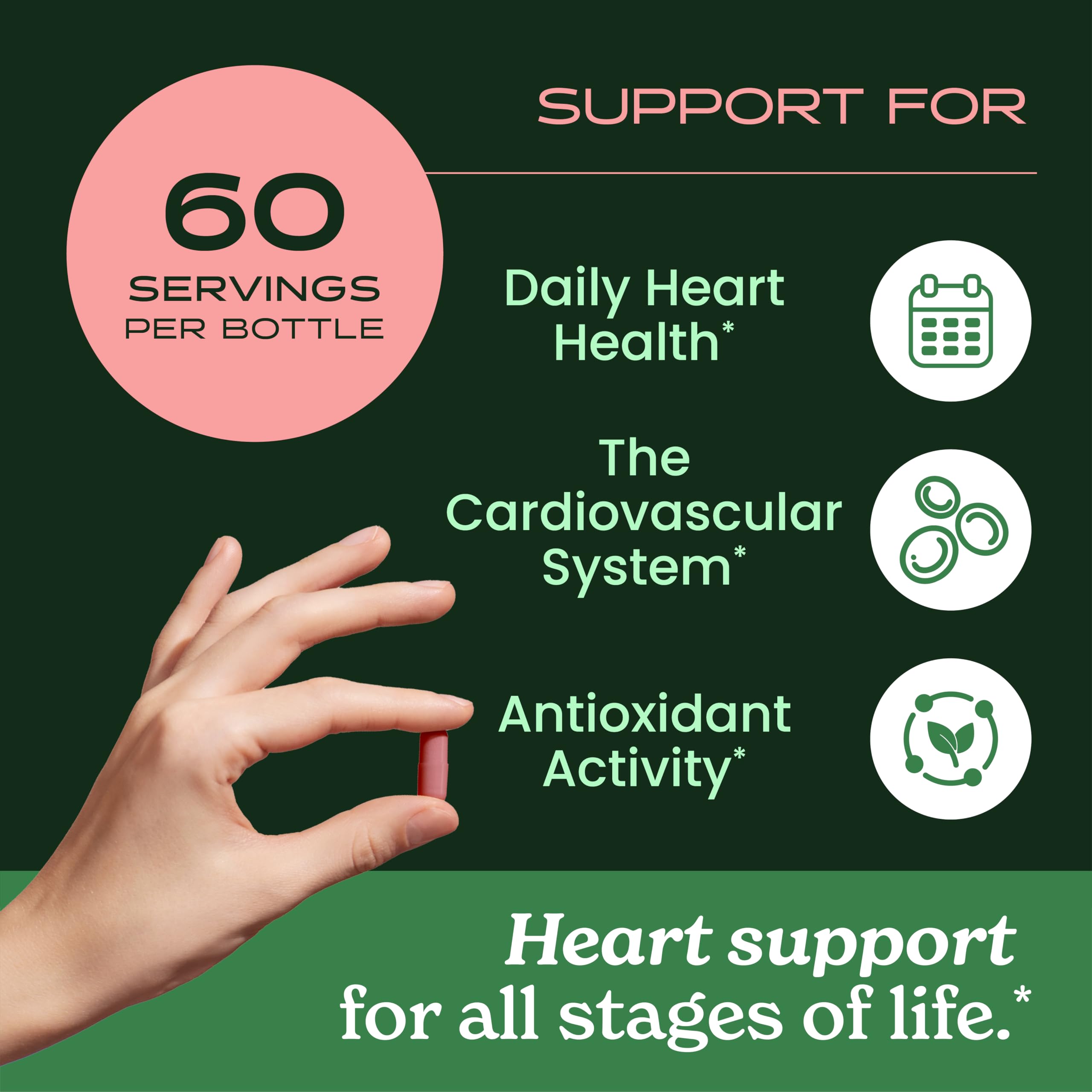 heart health support with pomegranate extract