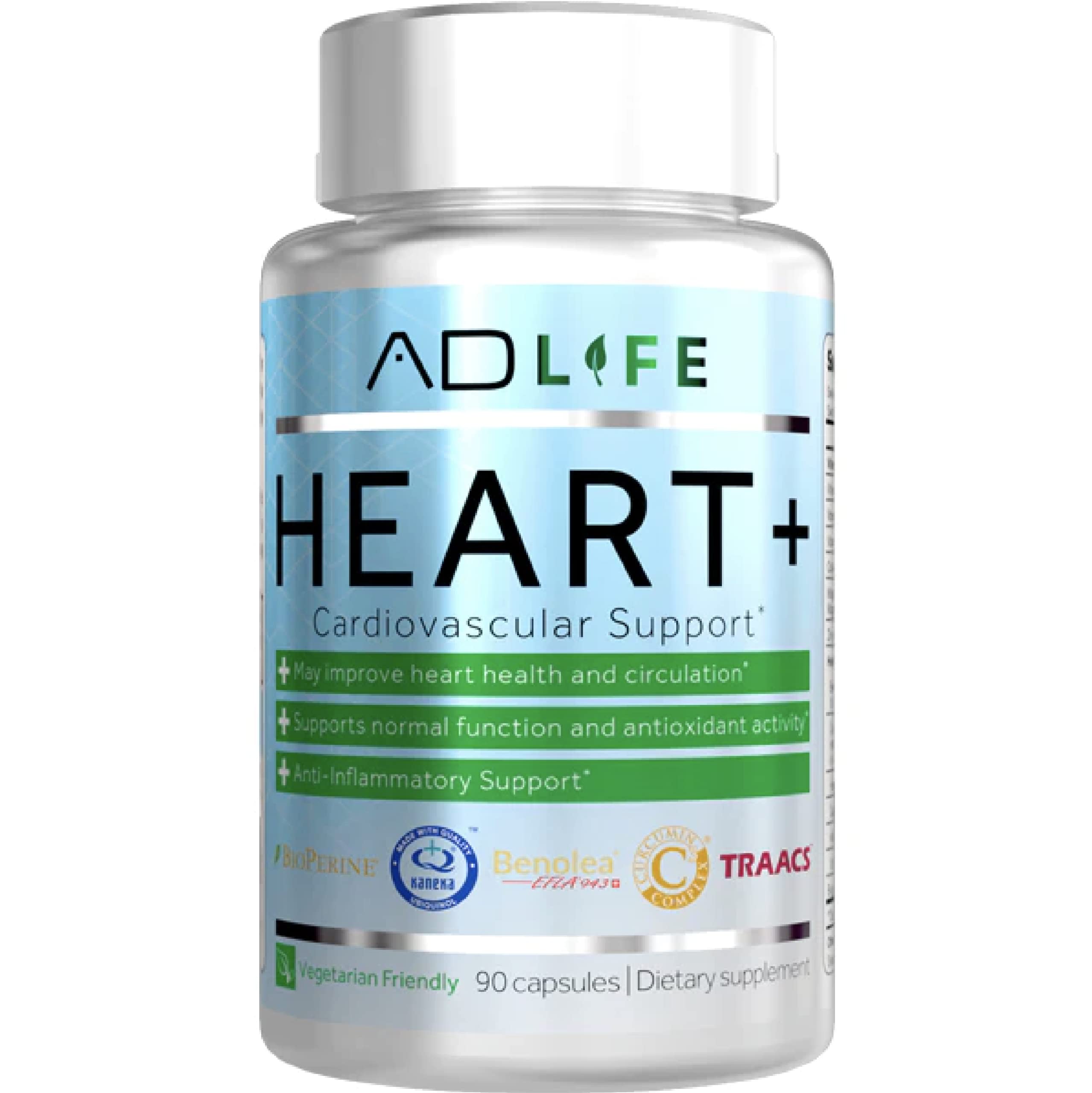 Heart health support with vitamins