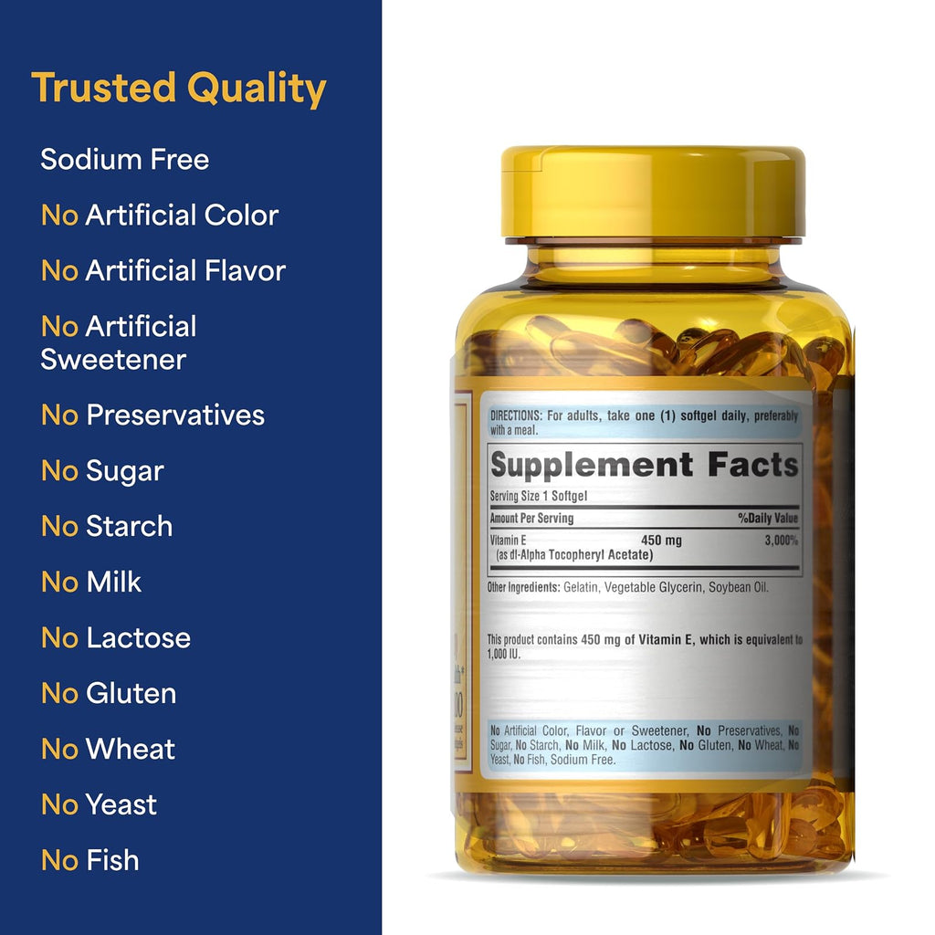 heart health vitamin E supplement