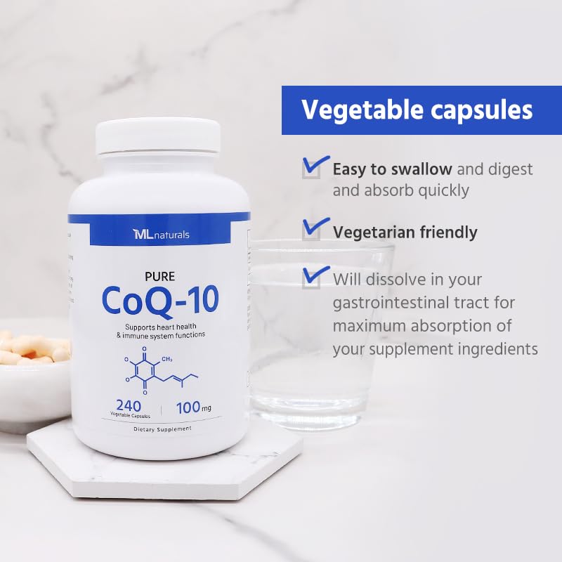 Heart health with CoQ10 capsules