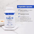 Heart health with CoQ10 capsules