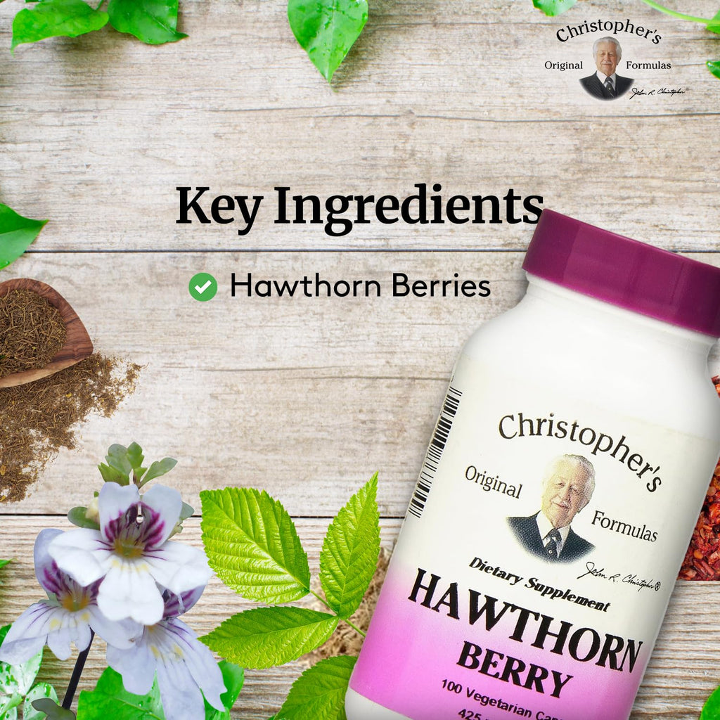 heart-healthy hawthorn berry extract