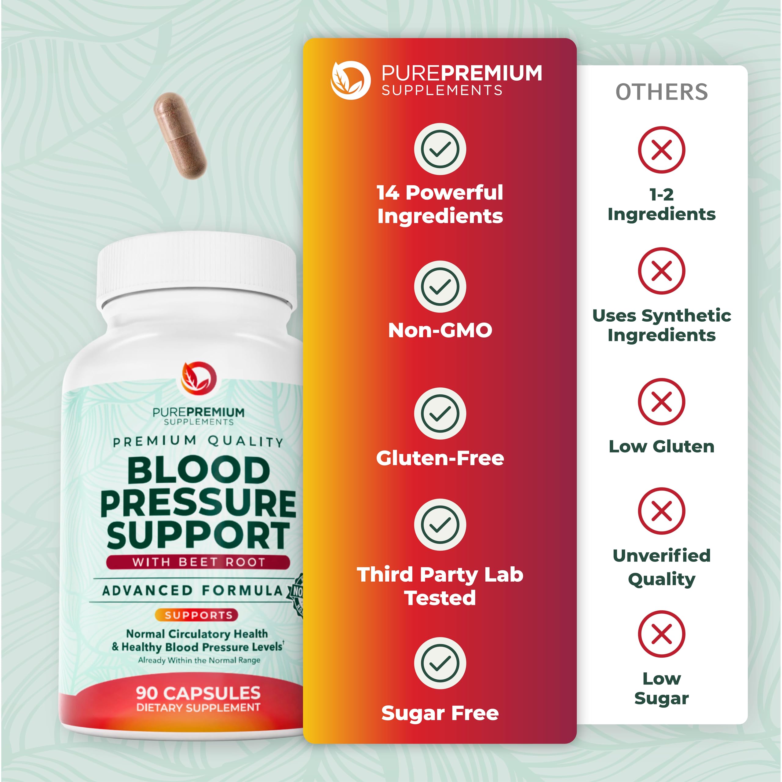 Heart-healthy supplement for active lifestyle