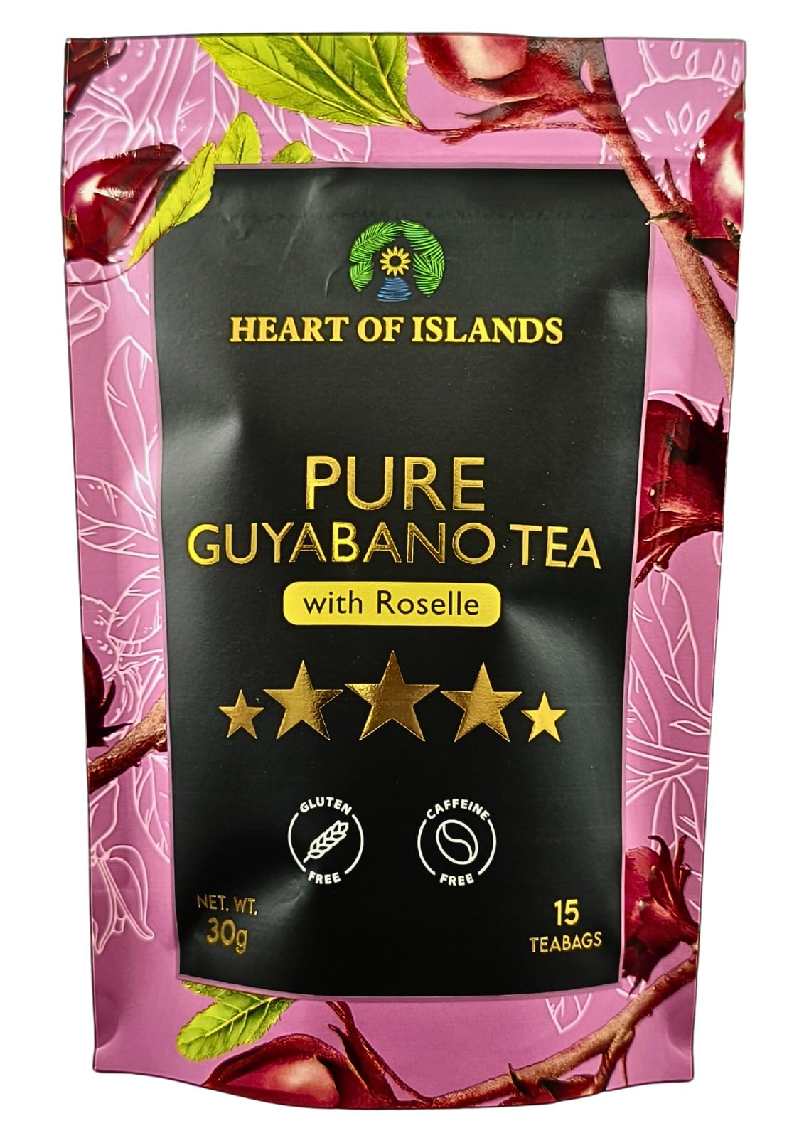 Heart of Islands soursop tea bags