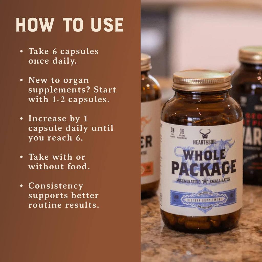 HEART & SOIL complete multivitamin capsules