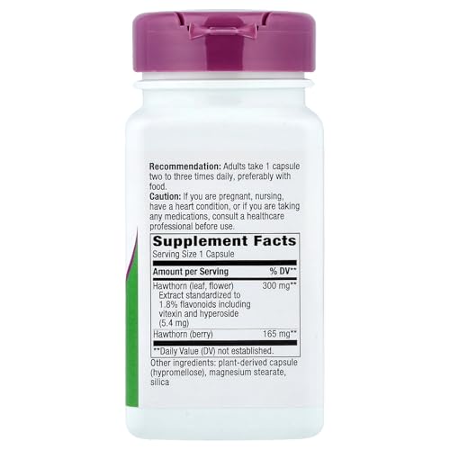 heart support hawthorn extract capsules
