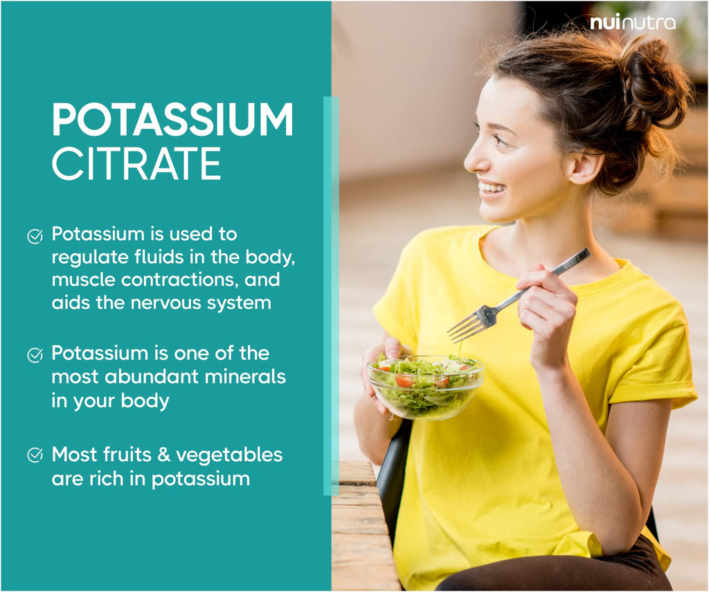 heart support potassium citrate benefits