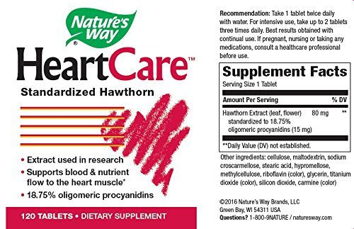 heartcare hawthorn for cardiovascular support