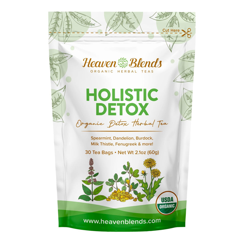Heaven Blends organic detox tea sachets